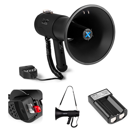 Megafon Vonyx MEG075 75W Czarny Matowy | Dźwięk \ Megafony | music99.pl ...